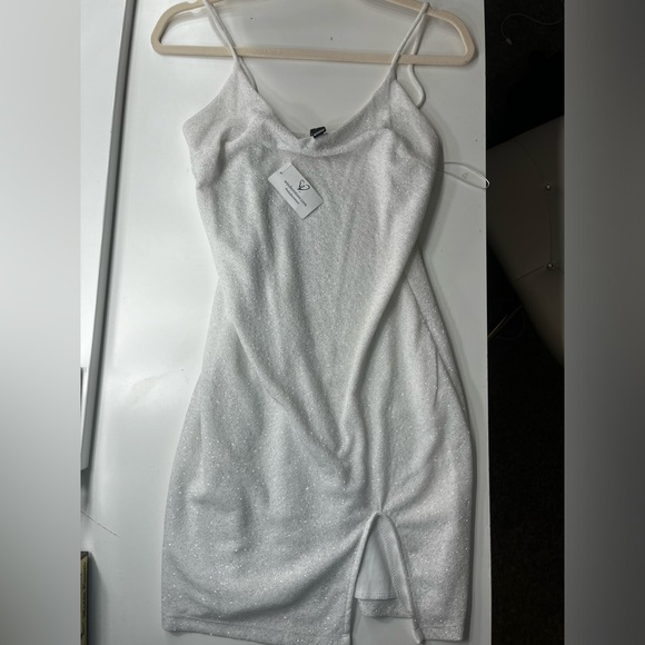 Windsor | Dresses | Windsor White Sparkly Dress | Poshmark